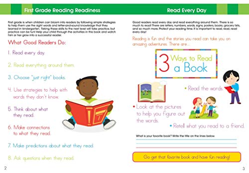 Snapklik.com : Ready To Learn: First Grade Reading Workbook: Sight Words