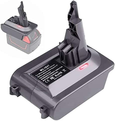 Amazon.com: 3-in-1 Adapter Use for Dyson V6+V7+V8, for Ryobi 18V Battery Work for Dyson V6/V7/V8 ...