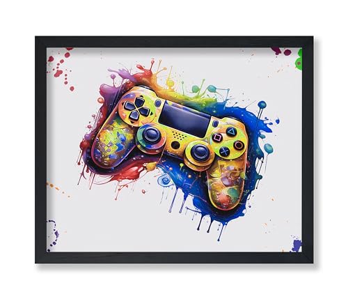 Amazon.com: Monem Art Game Controller Poster - Gaming Print - Joystick ...