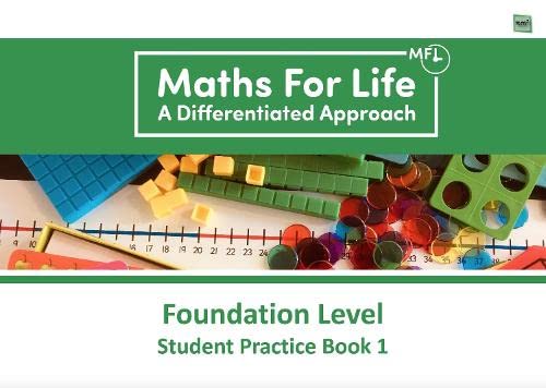 Maths For Life Foundation Level Student Practice Book 1 (Maths For Life ...