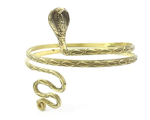 Amazon.com: Serpent Snake Upper Arm Cuff- Snake Armlet Bracelet Armband ...