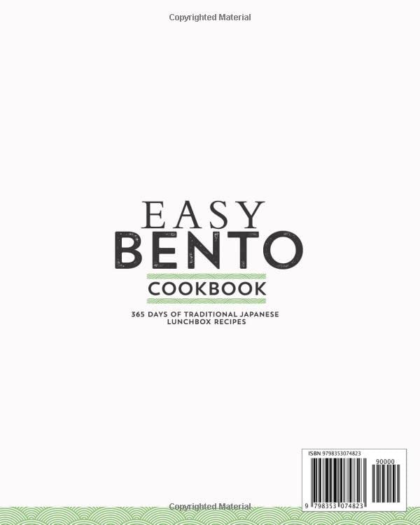 Snapklik.com : Easy Bento Cookbook: 365 Days Of Traditional Japanese ...