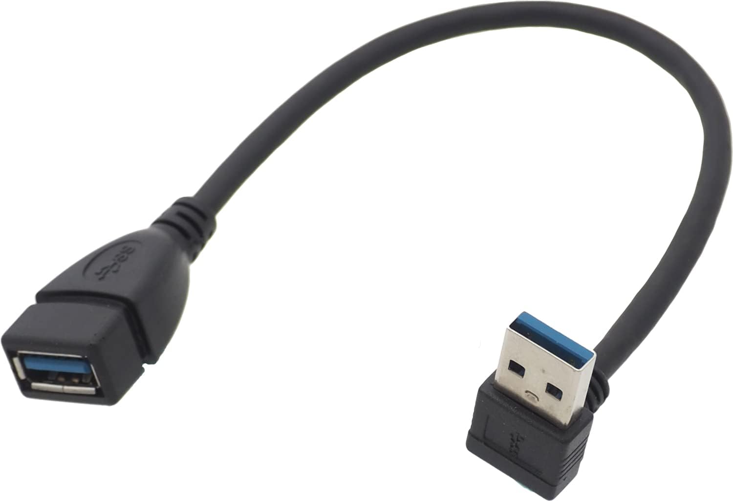 Amazon.co.jp: オーディオファン USBケーブル 延長 USB3.2 Gen1 5Gbps L字 USB-A オス - USB-A メス USB3.0 USB3.1 対応 L字型B ...