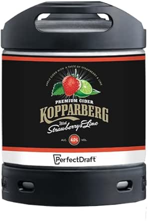 PerfectDraft Kopparberg Strawberry & Lime 6L Cider Keg for Perfect ...