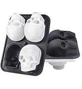 Amazon.com: SHONSILIC 3D Skull Ice Cube Mold, Large Ice Cube Tray ...