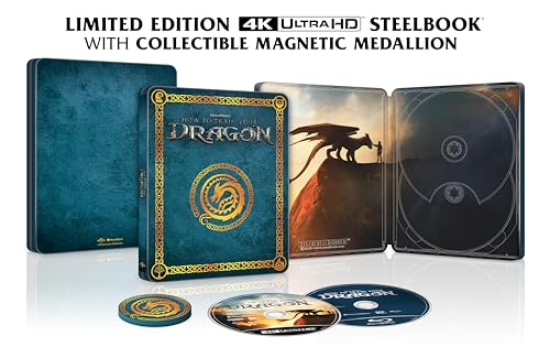 How to Train Your Dragon (4K Ultra HD Steelbook + Digital + Magnetic ...