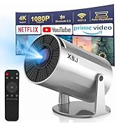 Amazon.com: XBJ Portable Projector with Wifi and Bluetooth, Upgraded ...