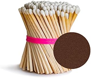 Amazon.com: 3” Bulk White Matches with 2 Round Striker Papers – Qtys of ...