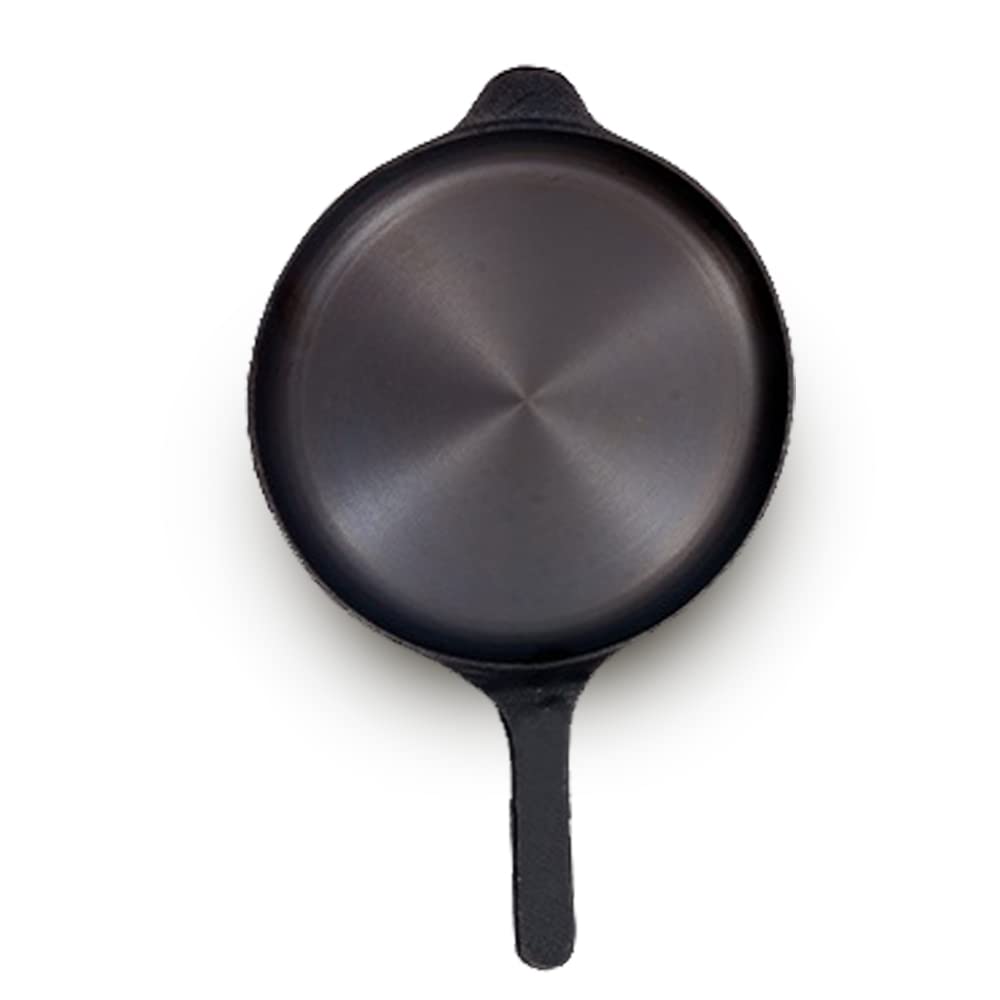 Buy The Indus Valley Super Smooth Cast Iron Shallow Fry Pan with Long ...