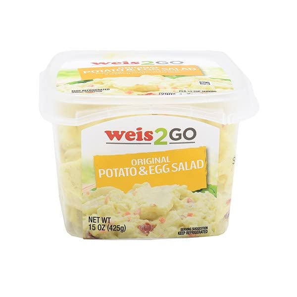 Amazon.com: Weis 2 Go, Deli Salad Egg and Potato, 15 Ounce : Grocery ...