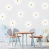 Amazon.com: Vgaruint Daisy Wall Decals - 10 Sheets Boho Daisy Wall ...