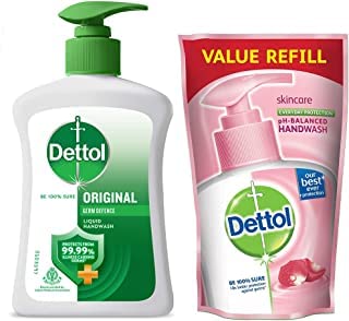 Germ Protection handwash with one refil Free : Amazon.in: Health ...