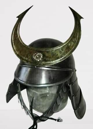 Amazon.com: Medieval Samurai Knight Helmet, 18GA Steel Replica ...