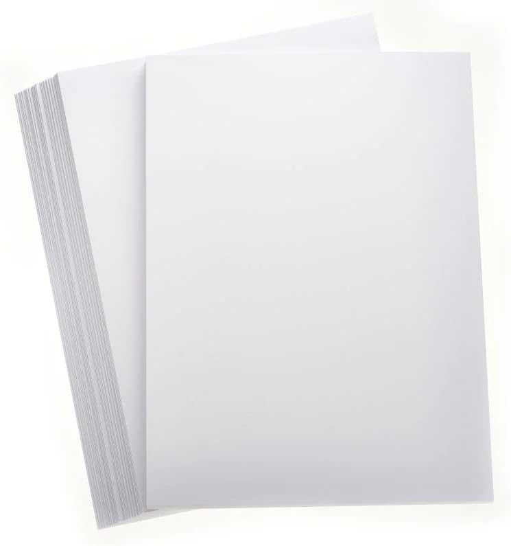 Poppy Crafts A4 Premium White Cardstock 350gsm - 25 sheets : Amazon.com ...