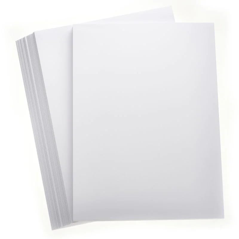 Poppy Crafts A4 Premium White Cardstock 350gsm - 25 sheets : Amazon.com ...