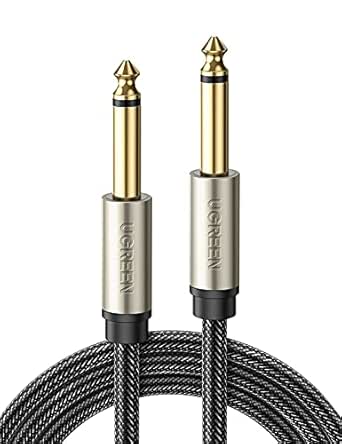 UGREEN 1/4 Inch Guitar Cable Instrument Cable 6.35mm Mono Jack TS ...
