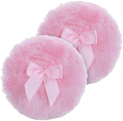 Amazon.com: Sibba Large Fluffy Powder Puff, 4 Inch Ultra Soft Washable ...