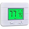 Upgraded Non Programmable Thermostats for Home 1 Heat/1 Cool Single ...