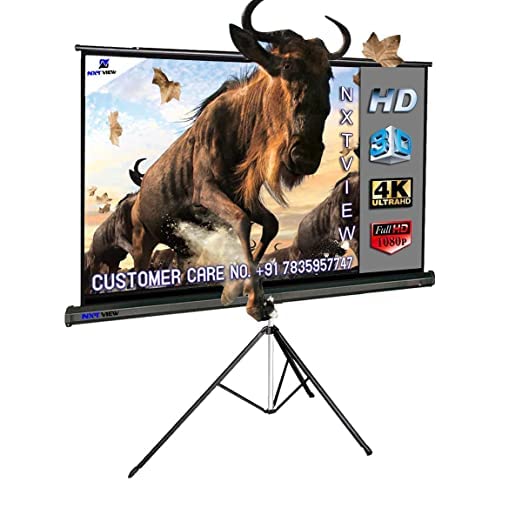 NXT VIEW PROJECTION SCREEN 84-inches, 4:3 Aspect Ratio, 6 Ft. x 4 Ft ...