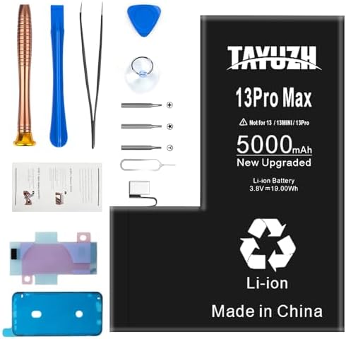 Battery for iPhone 13, 3800mAh Upgrade Super High Capacity Replacement ...