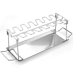 Amazon.com : Chicken Leg and Wing Rack for Grill Smoker Oven - Easy to ...