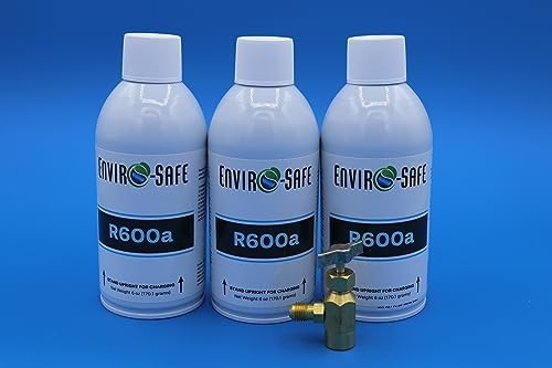 Amazon.com: Envirosafe R600a Refrigerant - Case of 12 6oz Cans - R600a ...