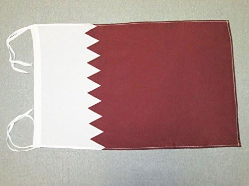 AZ FLAG Qatar Flag 18” x 12” cords – Qatari SMALL flags 30 x 45cm ...