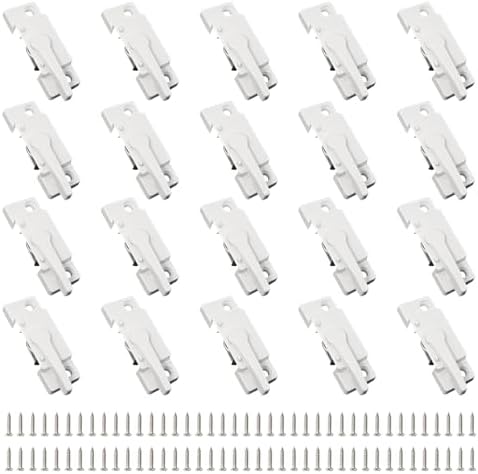 Haploon Cam Action White Window Locks，20 Pack Window Latch Lock ...