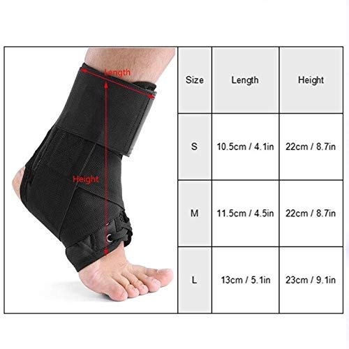 Buy Foot Ankle Joint Support Wrap Foot Orthosis Stabilizer Ankle Brace ...