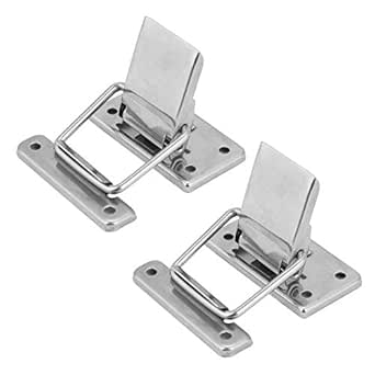2pcs Stainless Steel Spring Loaded Latch Catch Toggle Hasp, Wear Easy ...