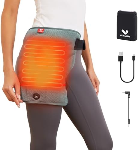 Amazon.com: VOFUOTI MAX Hip Heating Pad, Portable Heated Hip Brace ...