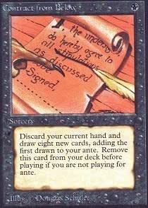 Amazon.co.jp: Magic: the Gathering - Contract from Below - Unlimited : おもちゃ