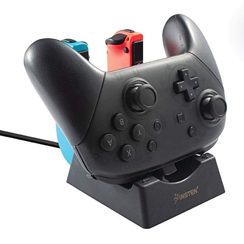 Insten - Charging Station Compatible with Nintendo Switch Joy-con & Pro ...