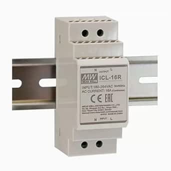 DynMach ICL-16R AC Inrush Current Limiter - 16A Continuous, 23A Peak, 180-264VAC Input, Wide ...