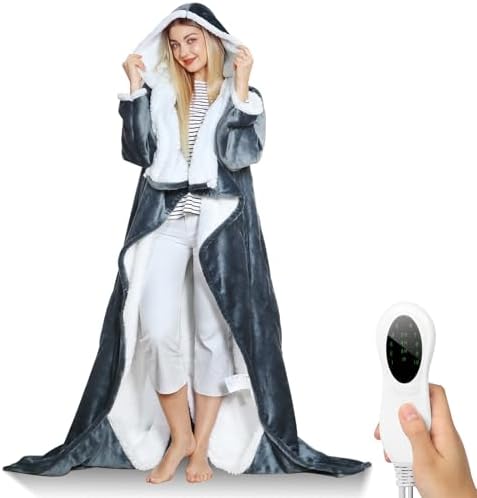 Amazon.com: Tagefa Wearable Electric Blankets, 70"*50" Heated Snuggle ...