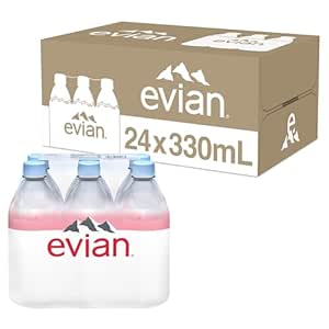 Amazon.com : Evian Natural Spring Water, 330 ML (11.15 fl oz) bottles, 24 pack : Grocery ...