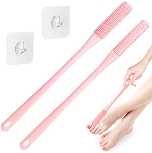 Amazon.com : 2 Pack Toe Cleaning Brush,Silicone Foot Scrubber for ...
