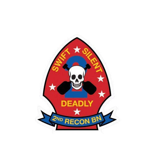 Buy ION Graphics 2nd Recon Battalion USMC V2 Marine Sticker Die Cut ...