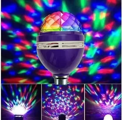 Buy Elecsera DJ Light 360 Degree Rotating Led Stage Light Crystal Bulb ...