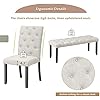 Amazon.com - 6 Pieces Dining Table Chair Set with Bench, 72" Rectangle ...