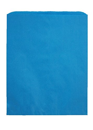 A Package 4 It Flat Merchandise Paper Bags, Sky Blue Kraft Paper Bags ...