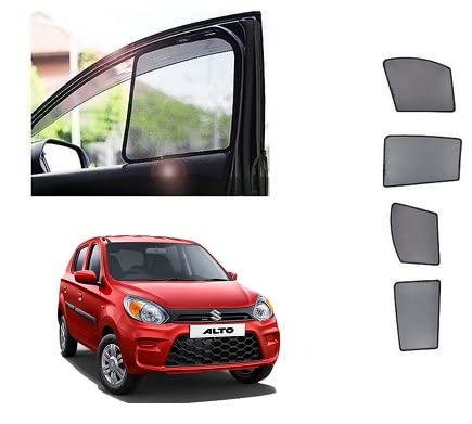 RS Enterprises Cars Half Window Car Sun Shade Black for Maruti Suzuki ...