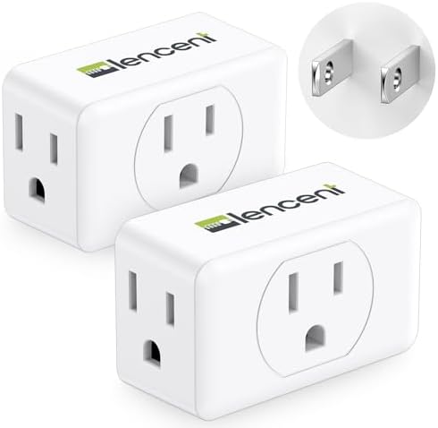 2 Prong to 3 Prong Outlet Adapter, TESSAN US to Japan Travel Plug ...