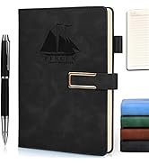 Amazon.com : PERCUN Lined Journal Notebook for Men & Women,200 Pages A5 ...