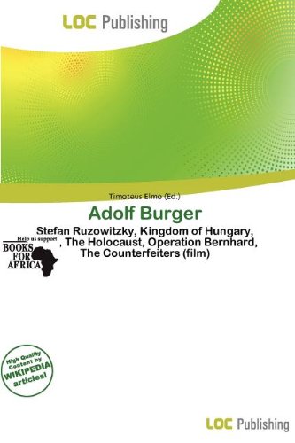 Amazon.co.jp: Adolf Burger : 本