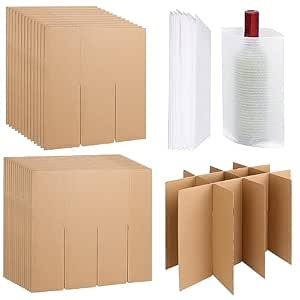 QTLCOHD 4 Sets Moving Boxes Glasses Divider Kits for Kitchen Dish ...