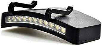 Amazon.com: Super Bright 11 LED Hat Clip Light. Hands Free Ball Cap ...