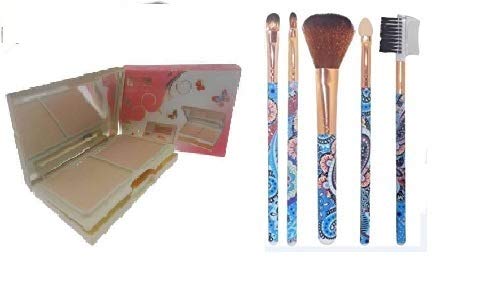 ADS Compact Powder With Brush set of 5 : Amazon.in: Beauty