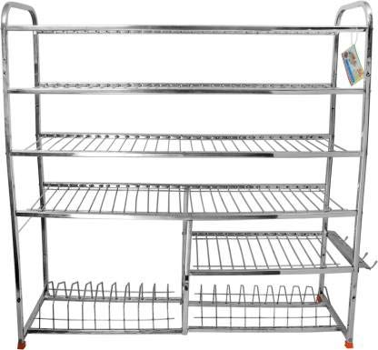 Six Rack 36 x 36 Stainless Steel Kitchen Rack : Amazon.in: Home & Kitchen