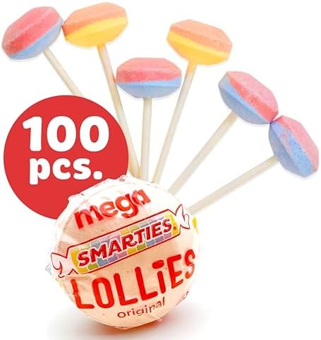 Amazon.com : Smarties Double Lollies Individually Wrapped Gluten Free ...